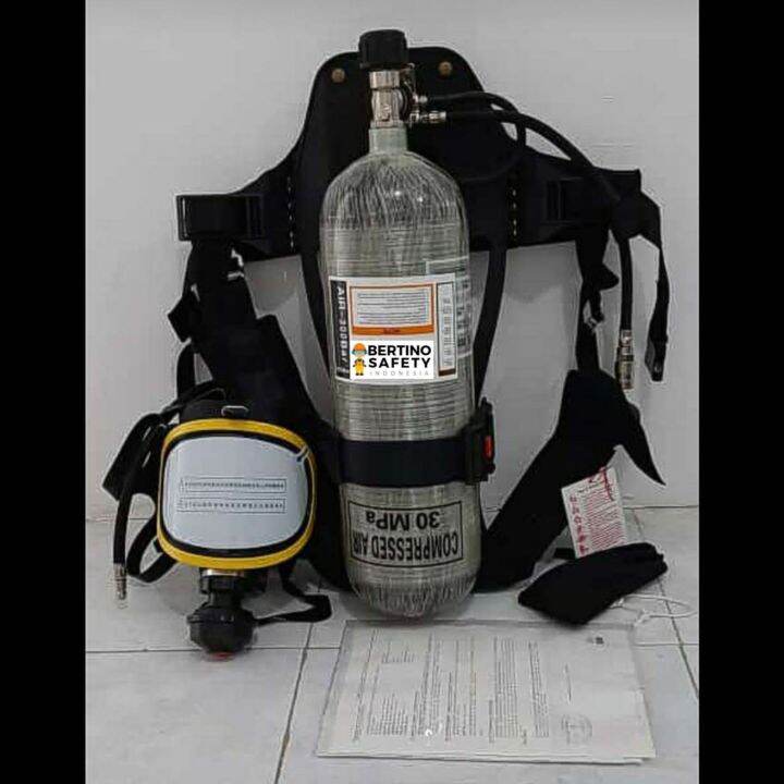 SCBA BREATHING APPARATUS CARBON - 6.8 Liter Merk HYPRO | Lazada Indonesia