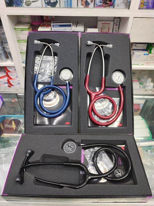 LITTMANN CLASSIC III 3M STETHOSCOPE - PURE COATED BLACK, RED, PINK ...