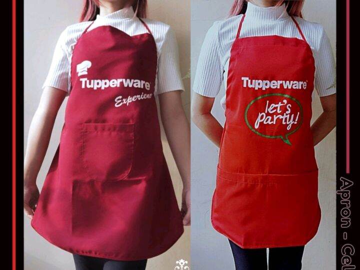 Tupperware Celemek Apron Original By Tupperware | Lazada Indonesia