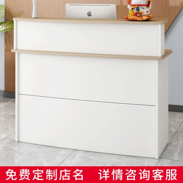 60/80/100/120cm Long Cashier Counter Counter Shop Small Clothing Store ...