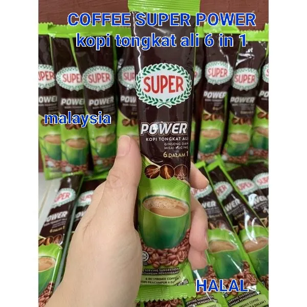 coffee super power tongkat ali 6 in 1 malaysia | Lazada Indonesia