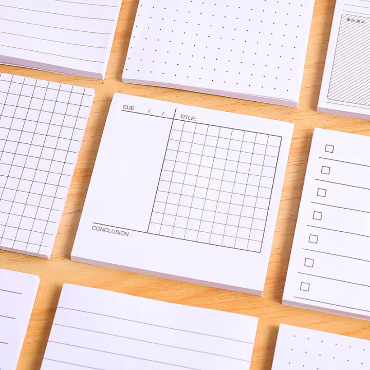 Simple Office Sticky Notes Portable Note Book Square Student Learning ...