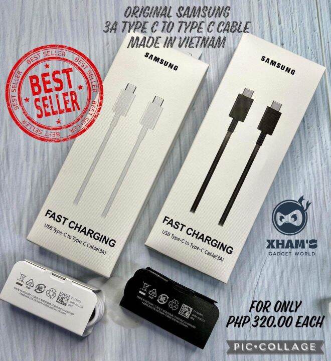 Original Samsung 3A Type C to Type C Cable Super Fast Charging ...