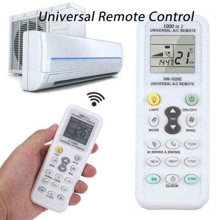 【PH Local】Aircon Universal Wireless Remote Control LCD AC Remote Control English For Air ...