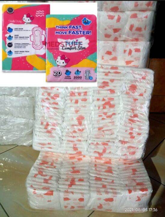 Pembalut Softex Comfort 23 Cm Isi 100 Pcs / Pembalut Wanita Murah ...