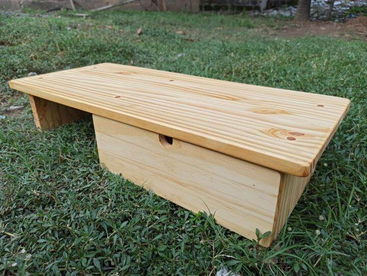 Wooden Monitor Riser with Drawer - Solid Wood Nordic Design | Lazada PH