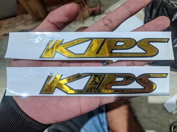stiker SUPER KIPS gold - stiker Ninja Kawasaki KIPS | Lazada Indonesia