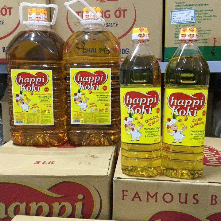 dầu ăn happy Koki 5lít | Lazada.vn
