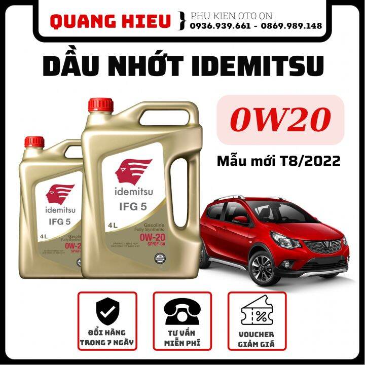 Dầu động cơ xăng IDEMITSU 0W20 SN/GF-5 Tổng hợp toàn phần (date 2021) | Lazada.vn