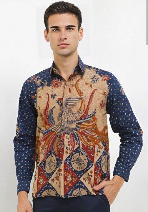 kemeja brotoseno batik kantor batik cowok batik solo seragam cowok ...