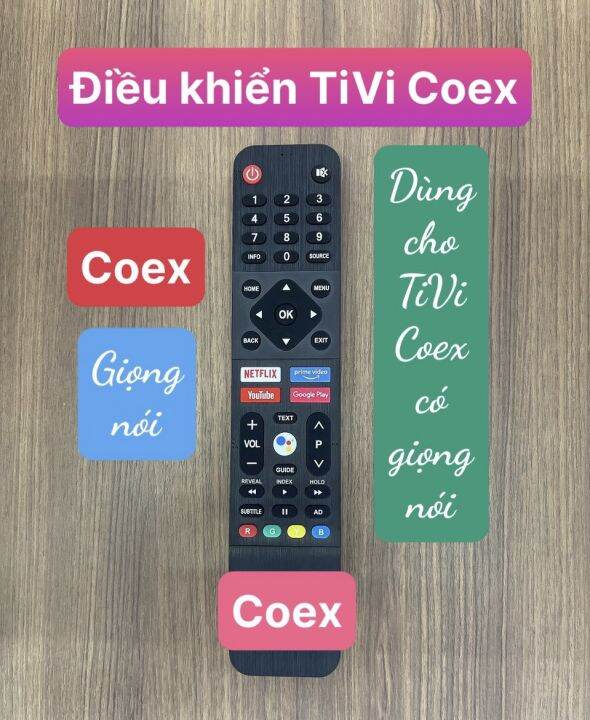 Remote điều khiển Tivi Coex giọng nói | Lazada.vn