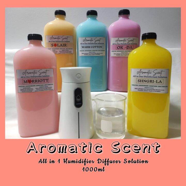 CBH - Aromatic Scent All in 1 Humidifier Diffuser Solution - Water ...