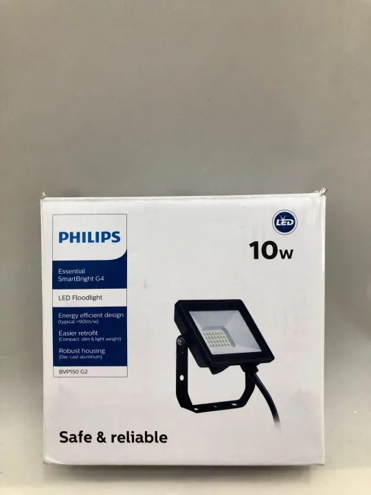 Philips SmartBright LED Floodlight BVP150 สปอร์ตไลท์ แอลอีดี ฟิลิปส์ BVP150 10W 6500K ...