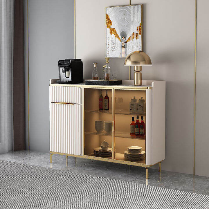 Accessible Luxury Stone Plate Sideboard Household Modern Minimalist ...