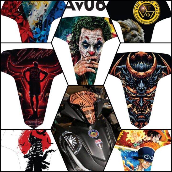 AEROX VISOR DECALS/STICKERS LAMINATED FOR V1 V2 | Lazada PH