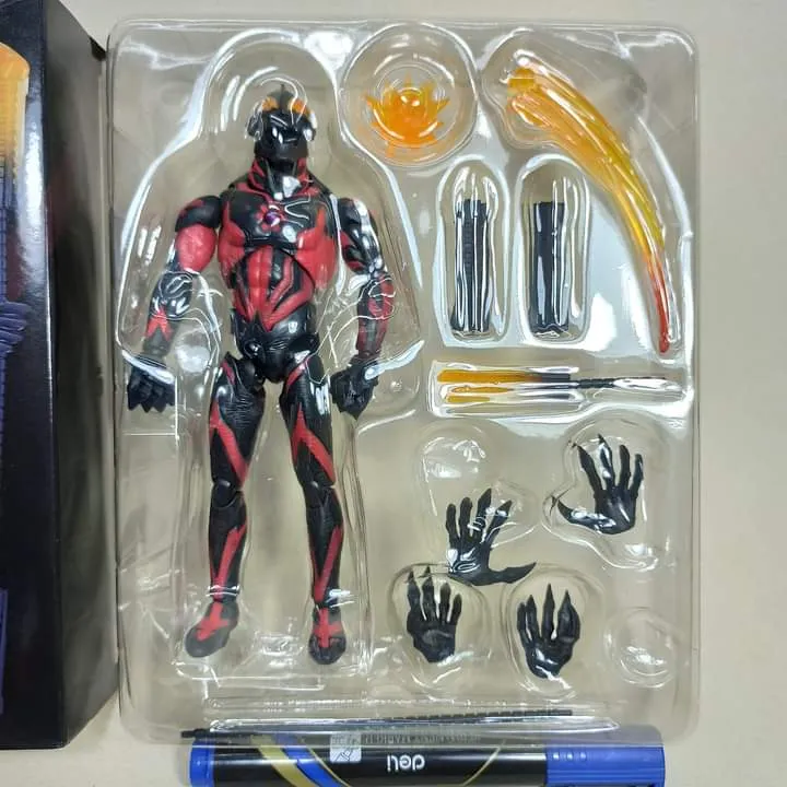 mainan action figure ultraman belial figure shf ultraman zero recast ...