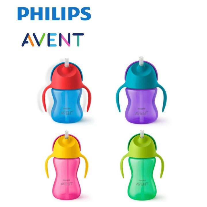 Philips Avent My Bendy Straw Cup with Handle 7oz/10oz 9m+ Single Pack ...