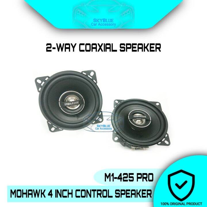 MOHAWK 4 INCH 2-WAY PRO COAXIAL SPEAKER - M1-425PRO | Lazada