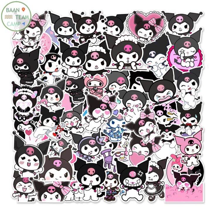 สติ๊กเกอร์ Kuromi 169 คุโรมิ 50ชิ้น ซานริโอ้ Sanrio มายเม มาย เมโลดี้
