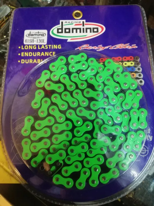 Domino Colored Chain 428/415 (130L) Pink & Green | Lazada PH