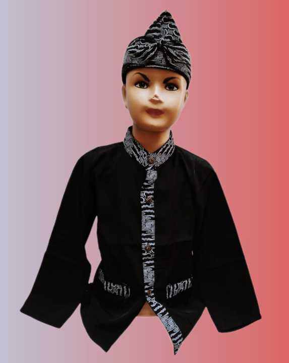 Stelan baju pangsi sunda anak batik/baju pangsi usia 1 sampai 15 tahun ...