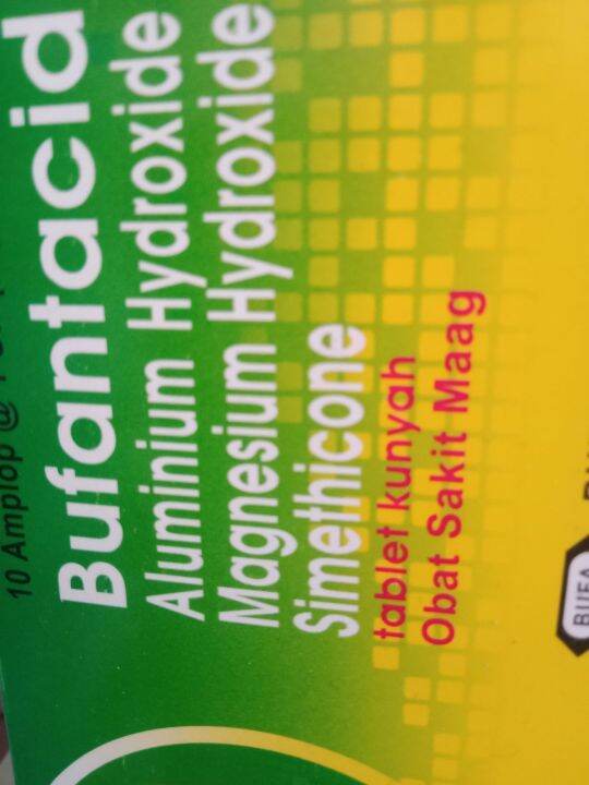 bufantacid tablet untuk asam lambung berlebih dan sakit maag | Lazada ...