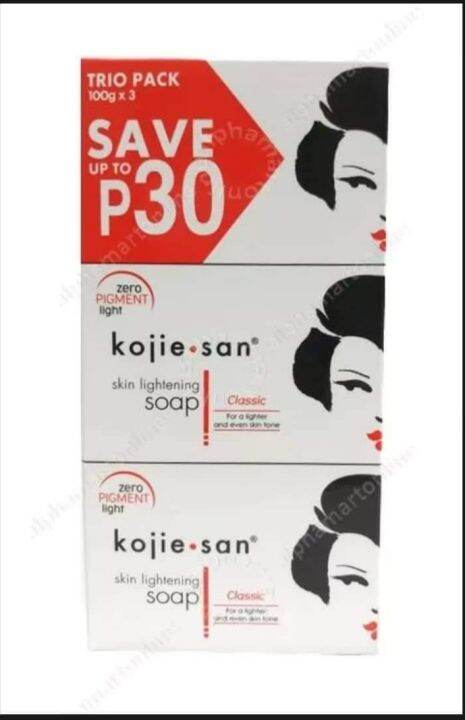 Kojie San Skin Lightening Classic Soap 100Gx3( Trio Pack) | Lazada PH