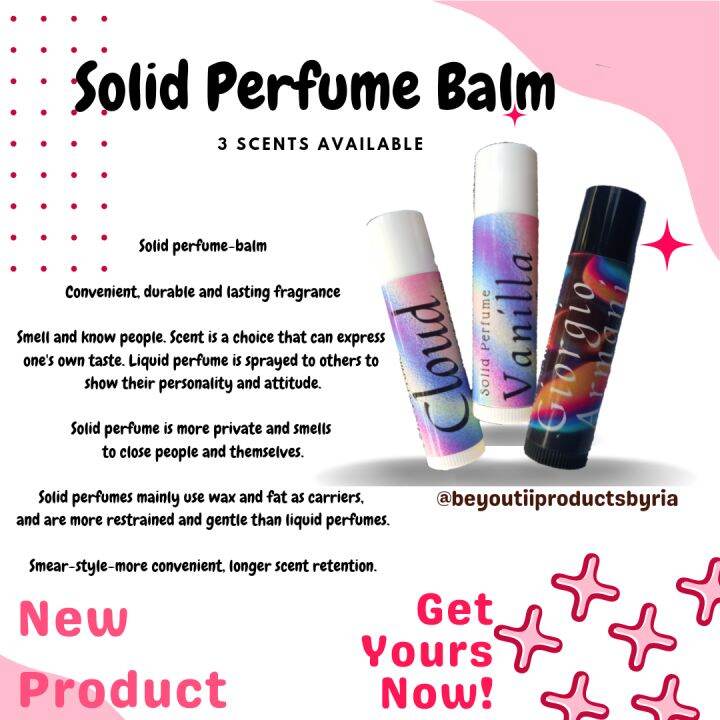Solid Perfume Balm 5g | Lazada PH