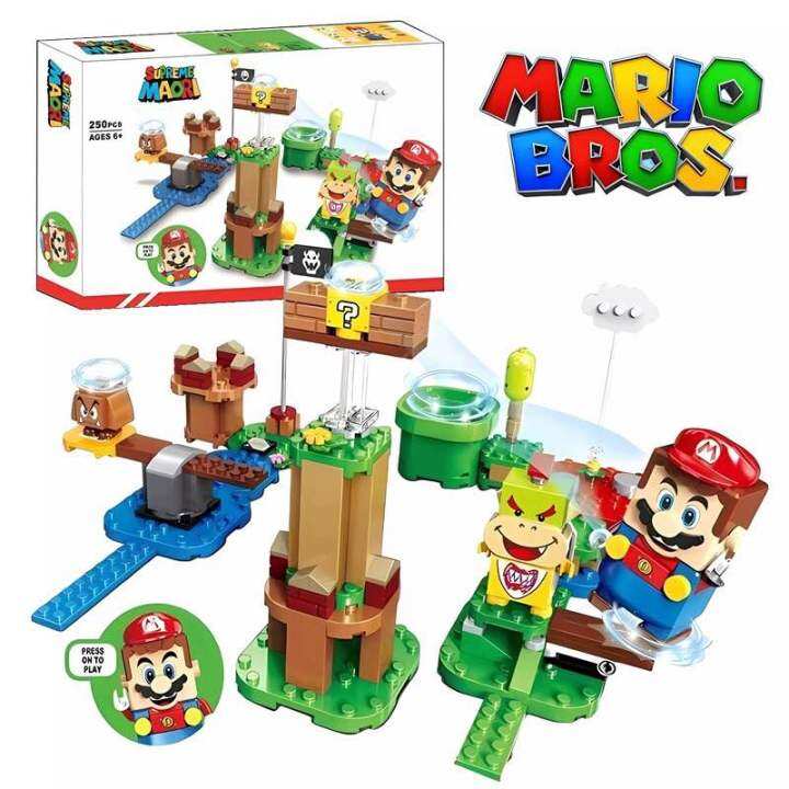 Mario Series 71360 Adventure Starter Set Super Mario Mario Assembled ...