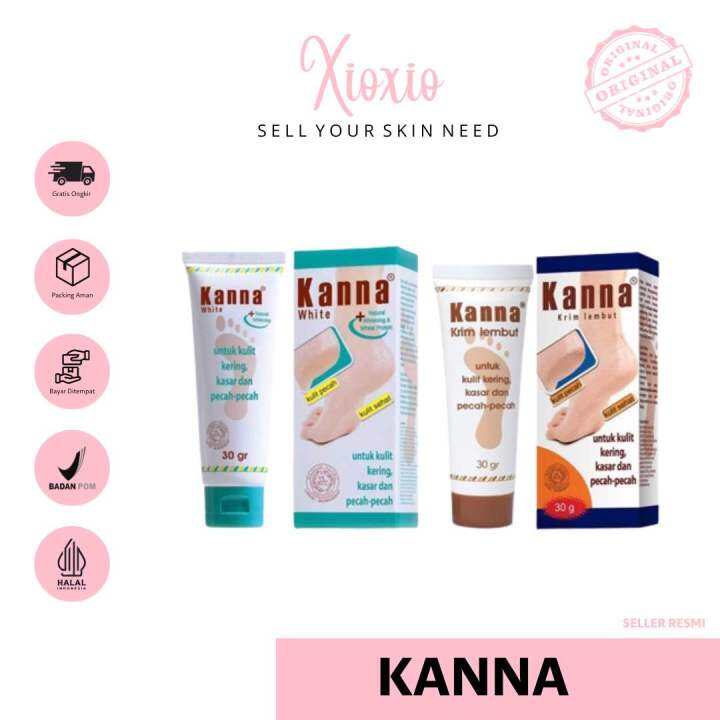 Kanna Krim Lembut / Cream kaki pecah / Penghalus tumit kasar / solusi ...