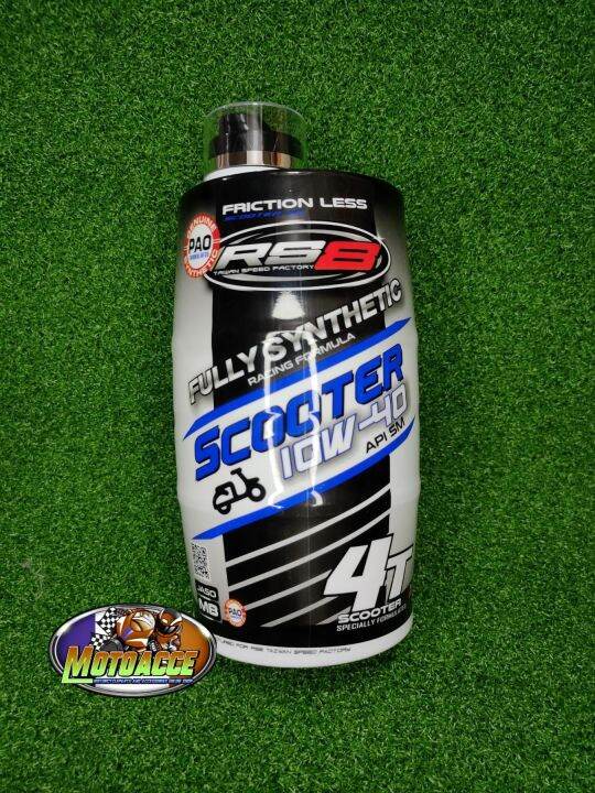 RS8 SCOOTER 4T Engine Oil 10W-40 API SM (1Liter) | Lazada PH