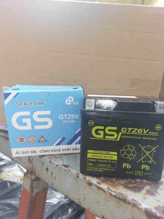 Gs Battery GTZ6V for Honda click V2 v3 | Lazada PH