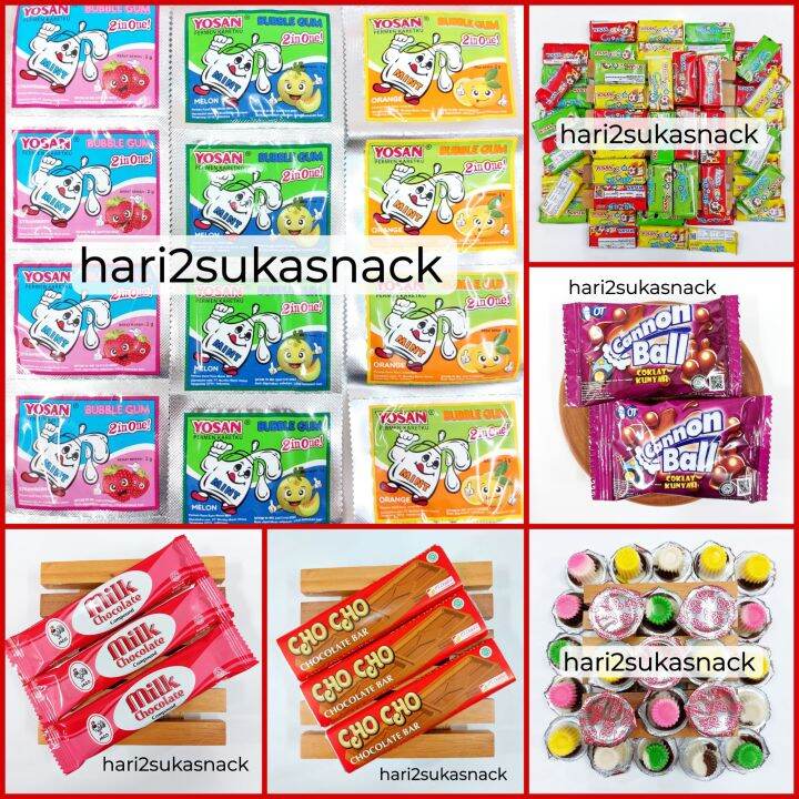 Aneka Permen Jadul Cokelat Jelly Permen Karet Viral Nostalgia Jajanan ...