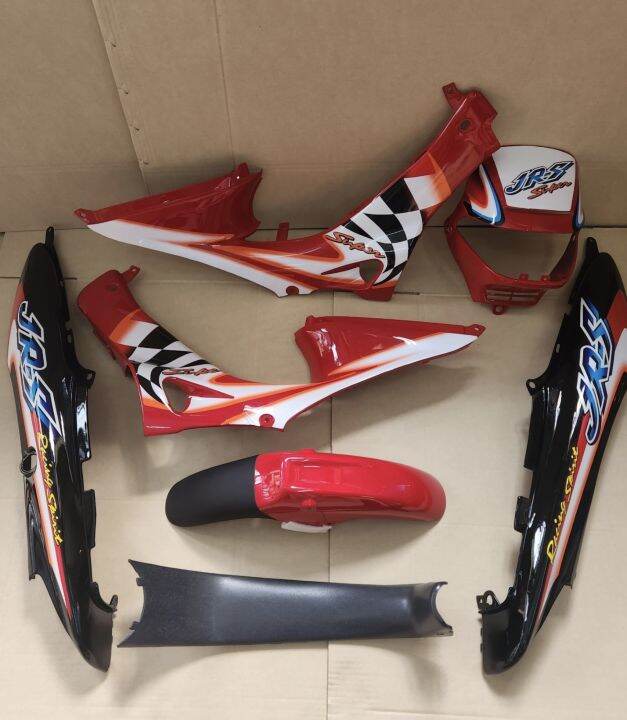 ชุดสี เจอาร์ yamaha jr สีแดงล้วน ยกชุด 7ชิ้น | Lazada.co.th