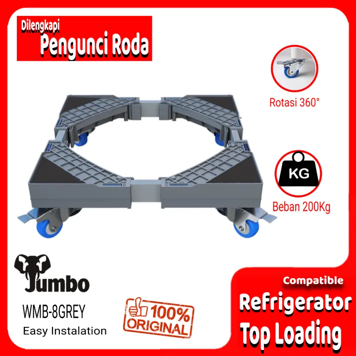 JUMBO Roda / Dudukan / Alas Kulkas Ori Import Quality | Lazada Indonesia