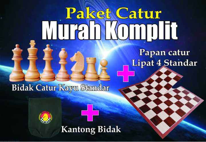 Catur satu set lengkap type DGT catur kayu | Lazada Indonesia