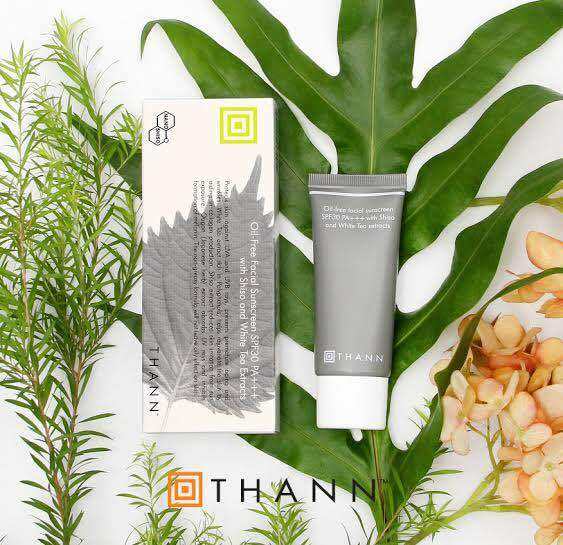 THANN Oil-Free Facial Sunscreen SPF30 PA+++ with Shiso and White Tea Extracts 40g. | Lazada.co.th