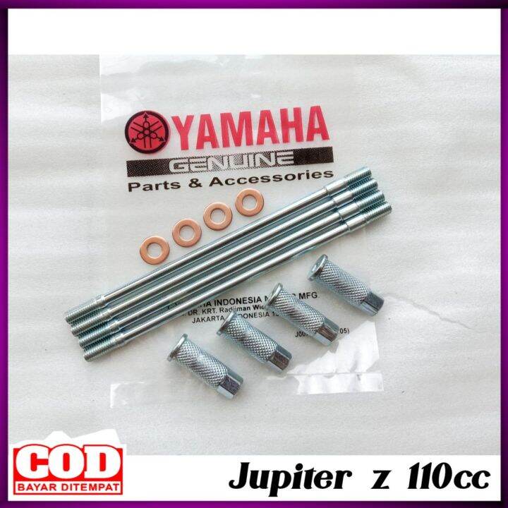 BAUT RING MUR BLOK SILINDER JUPITER Z 110CC/ BAUT TANAM RING HEAD MUR HEAD NANAS YAMAHA JUPITER ...