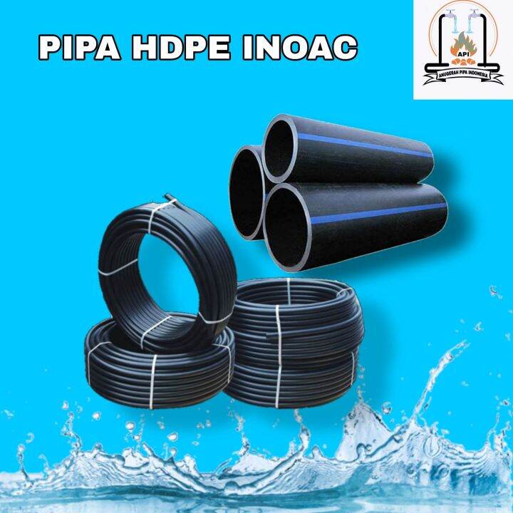 Pipa hdpe inoac 1/2 inch Pn 10 panjang 100m | Lazada Indonesia
