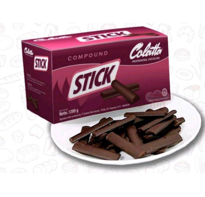 Collata Coklat Compound Stick 1,2KG Colatta Chocolate Stick | Lazada ...