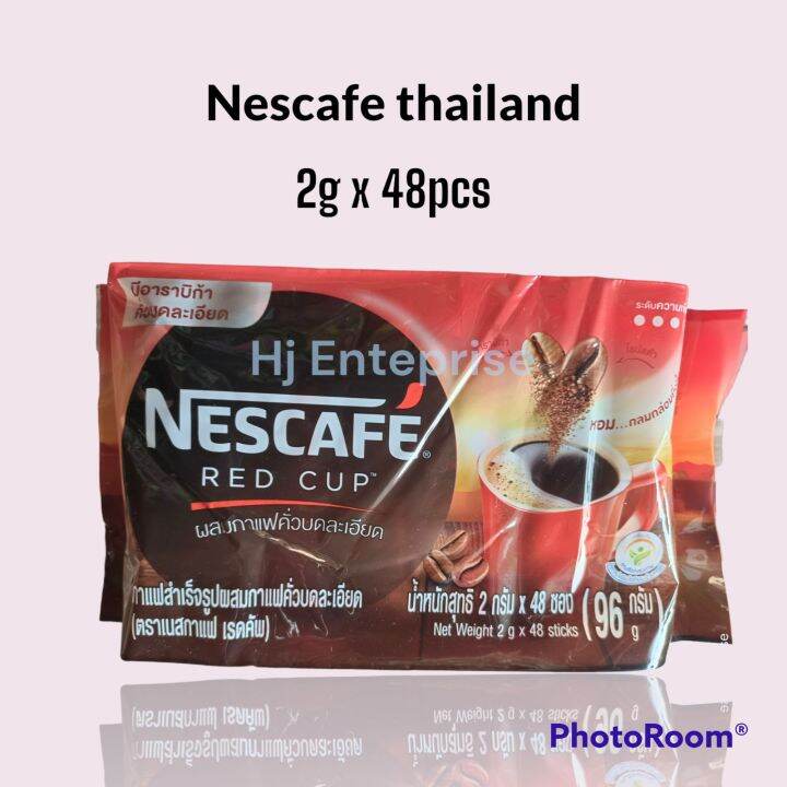 Nescafe red cup thai 2g x48pcs | Lazada