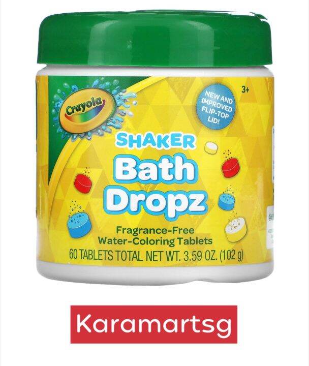 Crayola Shaker Bath Dropz (60 Tablets) | Lazada Singapore