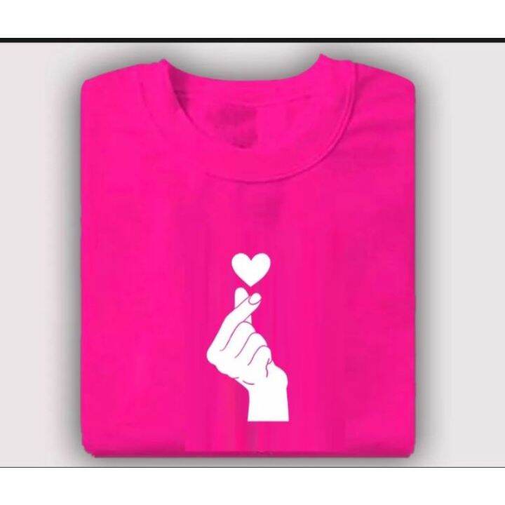 oppa heart Shirt minimalist | Lazada PH