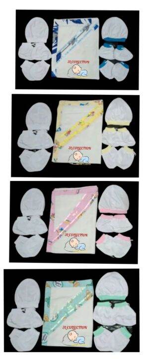 Pranela Blanket with 2 sets of 3in1/newborn basic needs/infants wear ...