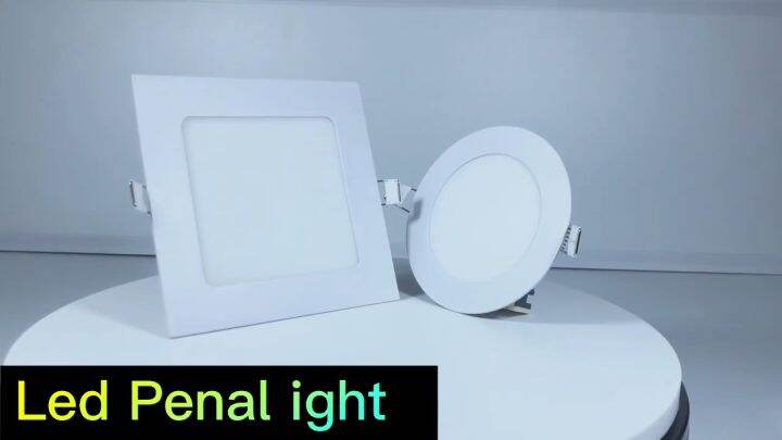 Led Panel Light Square Round 3-18W Pin lamp Recessed Downlight Ceiling ...