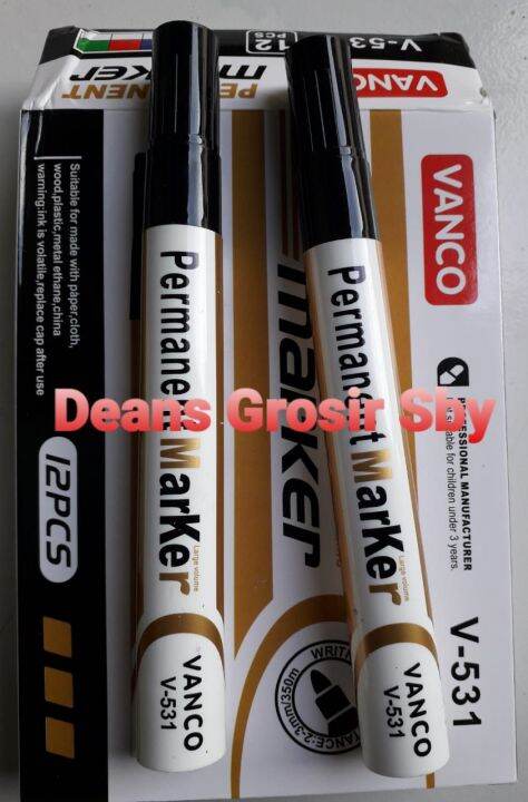 Spidol Besar Permanent Marker VC Alat tulis kantor sekolah rumah Murah ...