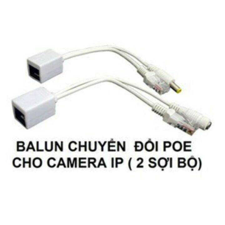 Balun chuyển đổi POE cho camera IP-Jack POE cấp nguồn cho camera bộ 2 cái | Lazada.vn