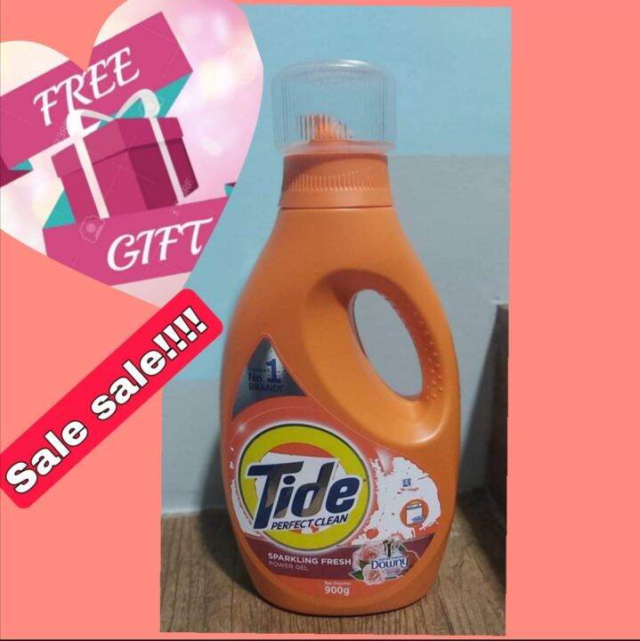 TIDE Perpect clean Sparkling fresh power gel with downy 900g & Briliant ...
