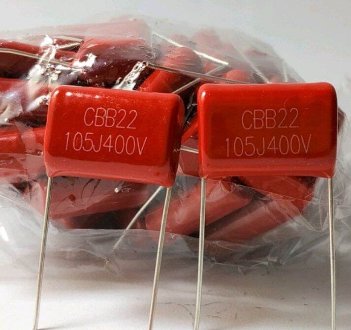 capasitor milar 105j 400v 105 j 400 v 400volt 1uf 1 uf mylar kapasitor ...