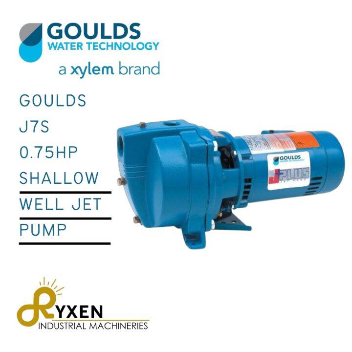 GOULDS SHALLOW WELL JET PUMP J7S 0.75HP | Lazada PH